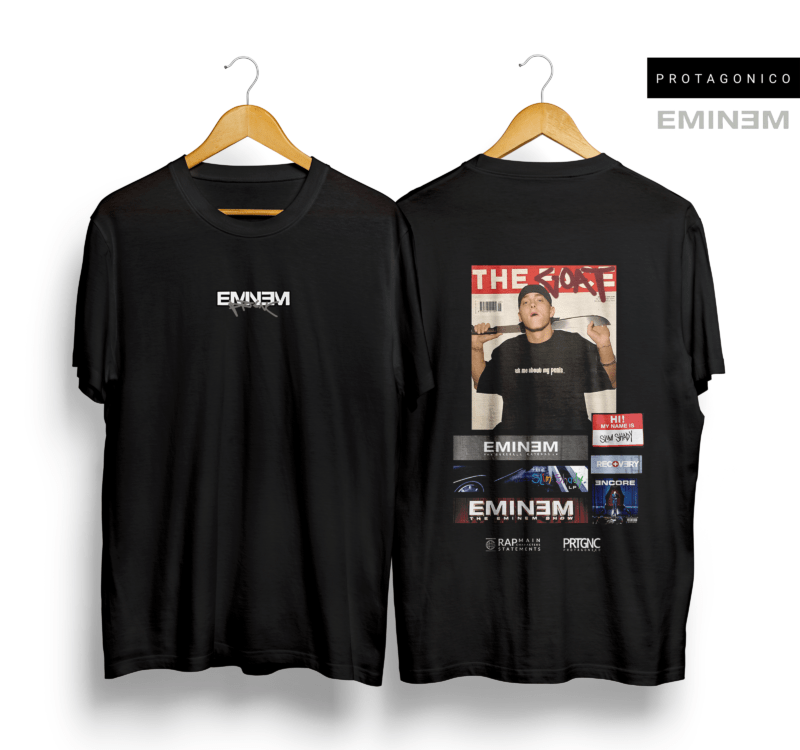 EMINEM OVERSIZED TEE NEGRA - PROTAGONICO™